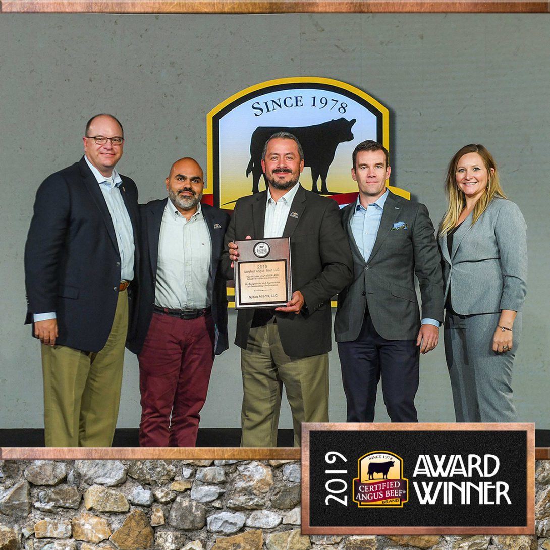 Sysco Atlanta Recognized for Sales - News from Certified Angus Beef brand